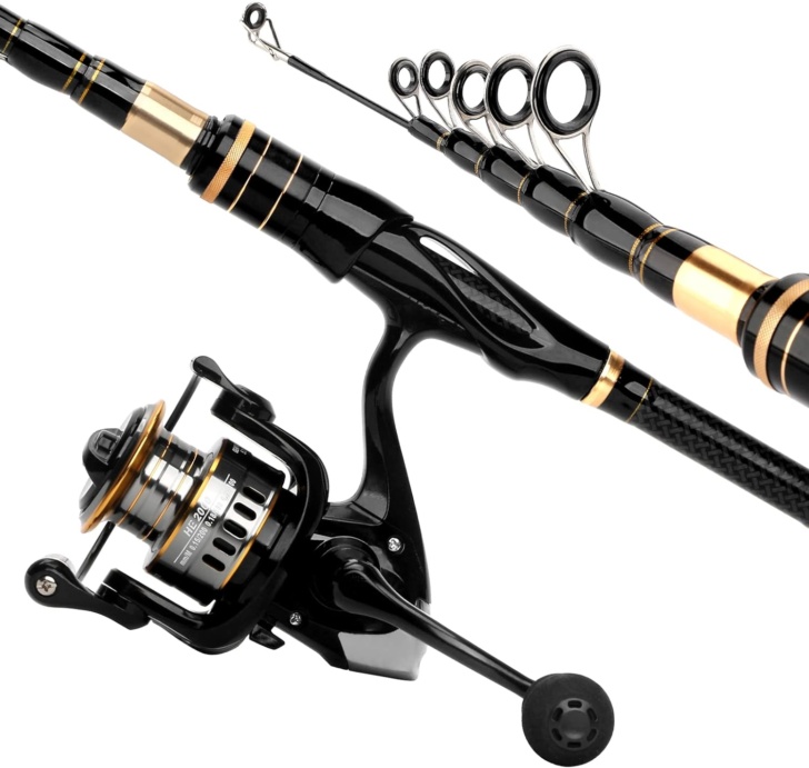 Telescopic Fishing Rod Reel Combo Review – Salty Boating