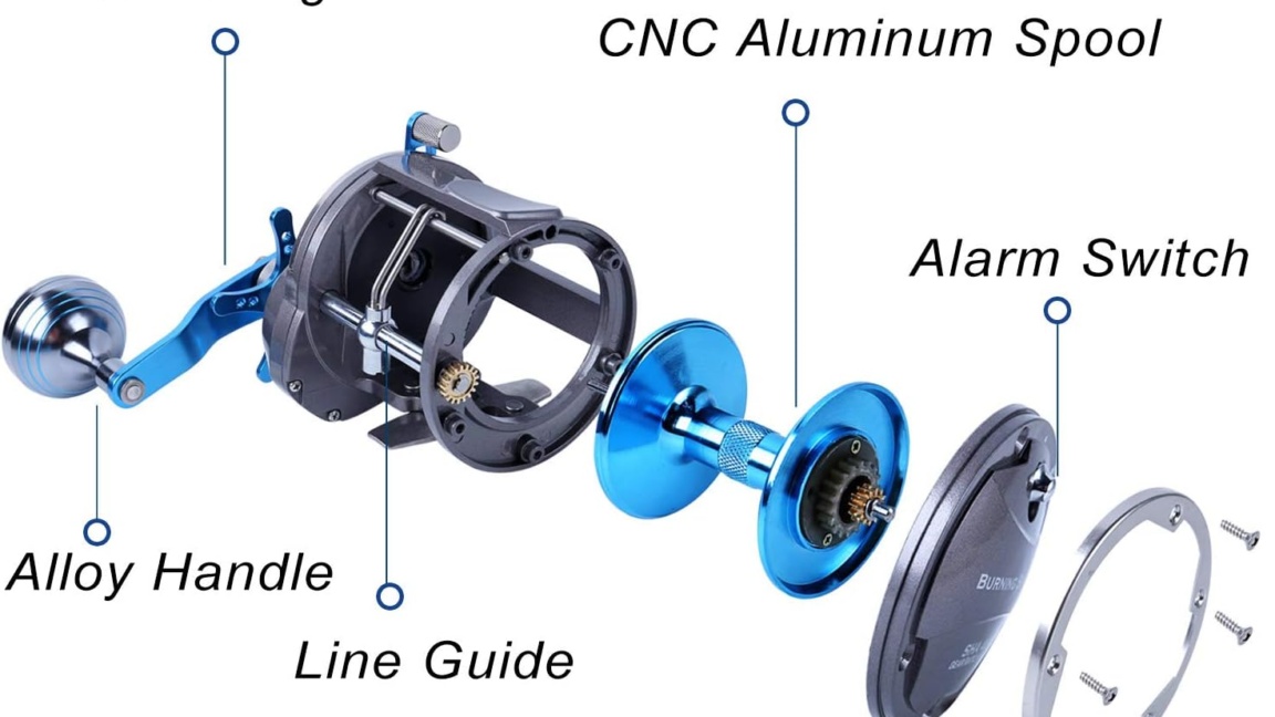 Burning Shark Trolling Reel Review – Salty Boating